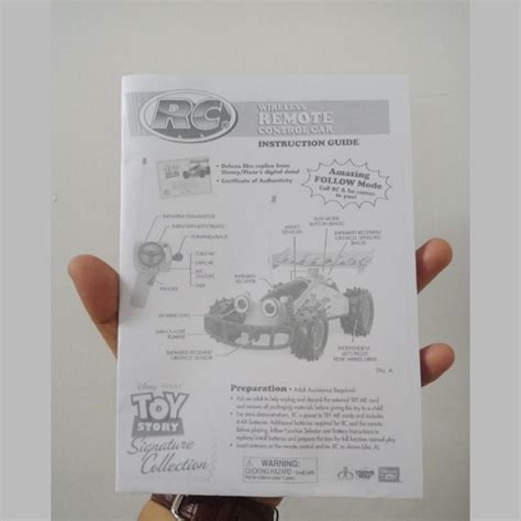 Toy Story Rc Signature Collection Instruction Guide Hobbies And Toys
