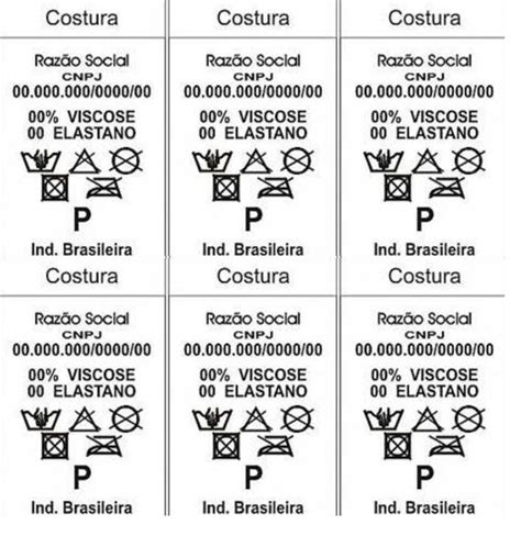 Etiquetas De Composição Em Nylon Resinado Personalizadas Etiquetas D