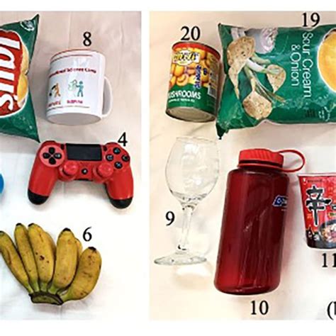 Twenty Objects That Were Used As Grasping Objects A First Set Of 8 Download Scientific