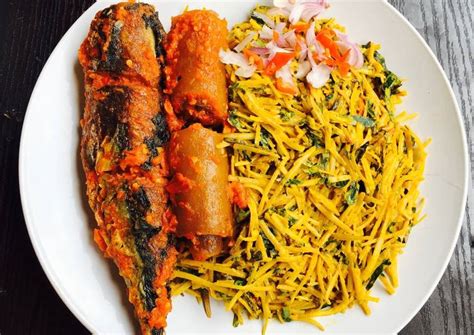 Learn How To Prepare African Salad Abacha Ncha And Ugba Momo Africa