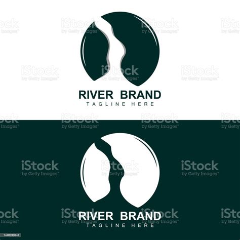 강 로고 디자인 리버 크릭 벡터 산과 자연의 조합과 리버 사이드 일러스트 레이 션 제품 브랜드 0명에 대한 스톡 벡터 아트 및 기타 이미지 Istock