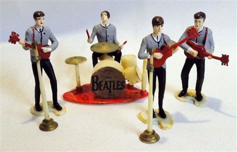 Beatles Cake Topper Figurines From 1963 Beatles Cake The Beatles