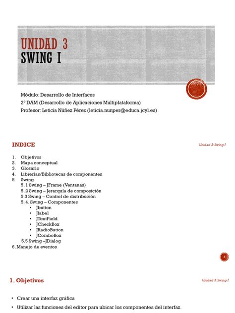 03 Swing I Pdf Java Lenguaje De Programación Software Del Sistema