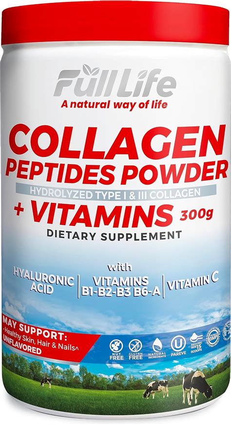 Full Life Polvo De Péptidos De Colágeno Suplemento De Colágeno Bovino