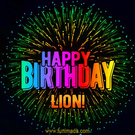 Happy Birthday Lion Vibrant Celebration  Download On
