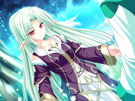 1920x1080 Resolution Teal Haired Female Anime Character Hd Wallpaper