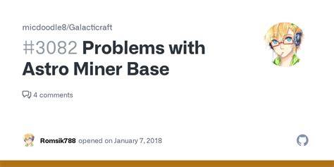 Problems With Astro Miner Base · Issue 3082 · Micdoodle8galacticraft
