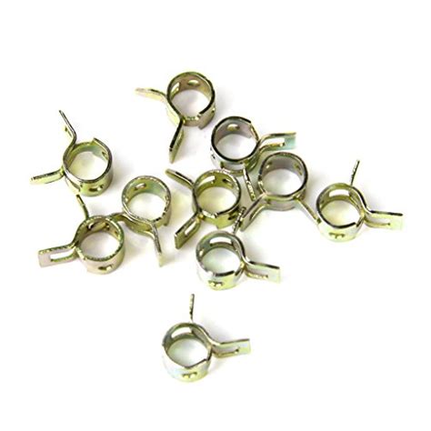 Sononia 3pcs 이득 스프링 클립 호스 클립 실리콘 파이프 클램프 6mm 에어 호스관 수도관 연료 배관 실리콘 진공 호스