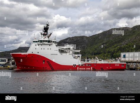 Offshore Ahts Anchor Handling Tug Supply Vessel Siem Ruby In The Port