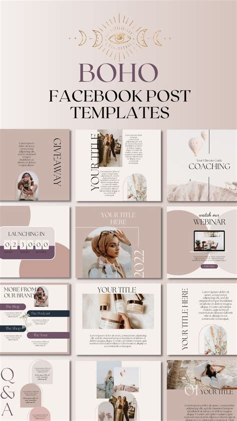 Facebook Post Canva Template Budget Template Facebook Facebook