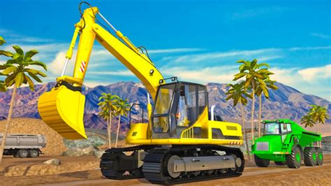 بازی Sand Excavator Crane Simulator دانلود بازار