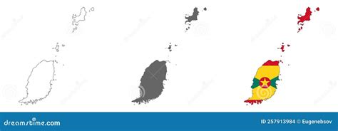 Mapa De Granadas Altamente Detallado Con Bordes Aislados En Segundo