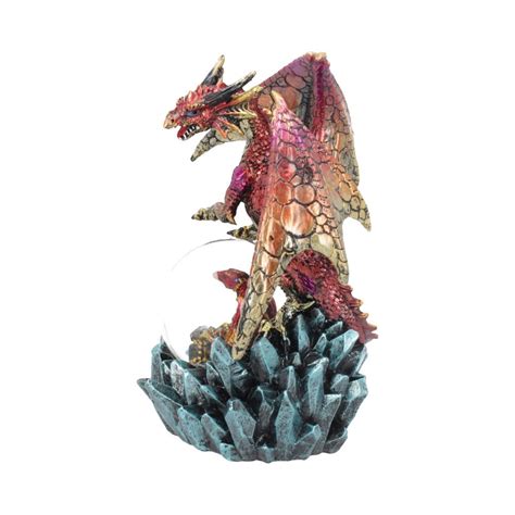 Ruby Oracle Red Dragon Fortune Seer Figurine Gothic Legends
