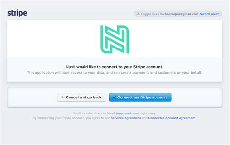 stripe payment integration nusii documentation