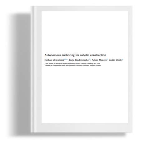 Autonomous Anchoring For Robotic Construction