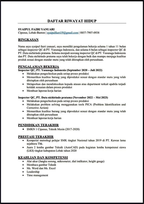 Syaipul Fazri Yanuari On Linkedin Selamat Pagi Kepada Yth Bapakibu