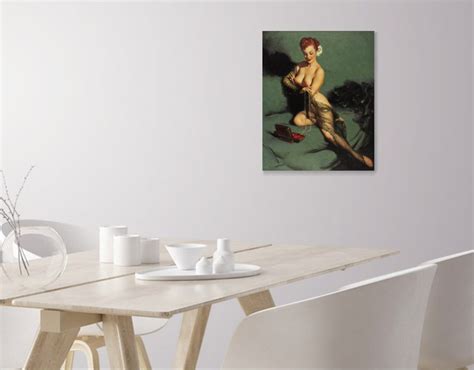Fascination 1952 Gil Elvgren Vintage Pin Up Sexy Girl Print Photo 8