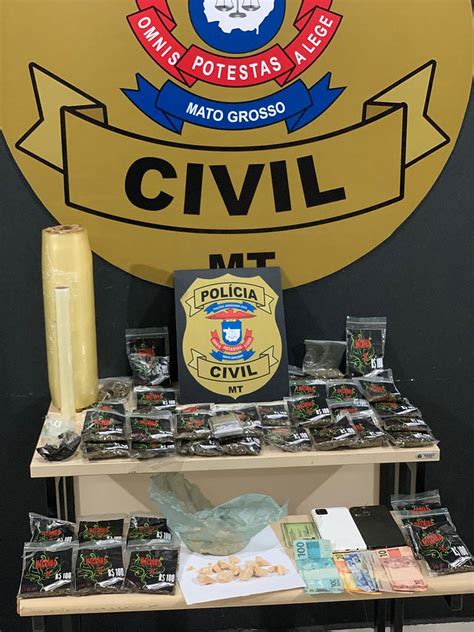Polícia Civil Prende Suspeito De Tráfico De Drogas