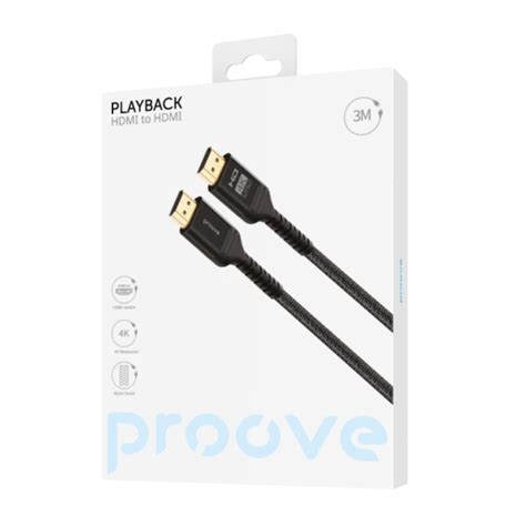 Proove Playback Hdmi 3m Best Price Fast Delivery