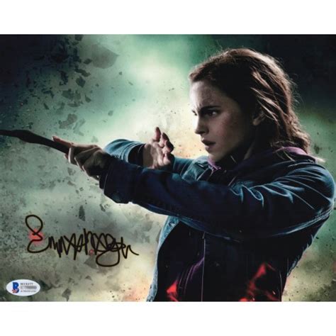 Emma Watson エマ・ワトソン 直筆サイン入り写真beckett認証