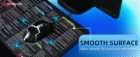 Excovip Java Commands Mouse Pad XL Unique Desk Mouse Mat With Built In Cheat Sheet Easy To