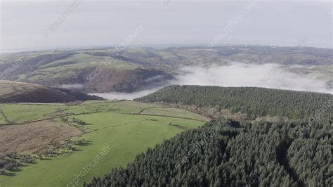 Fog In The Cothi Valley Wales Stock Video Clip K011 5989 Science