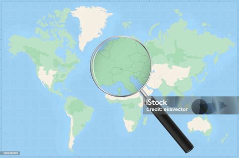 リヒテンシュタインの地図上に虫眼鏡を持つ世界の地図 イラストレーションのベクターアート素材や画像を多数ご用意 イラストレーション