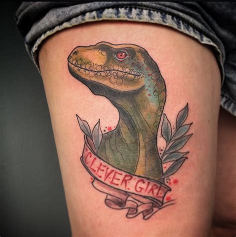 Tuesday Exclusive 20 Of The Coolest Velociraptor Tattoos Vol 1