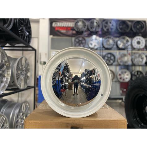 Jual Velg Pelek Hsr Mirror R14 Hole 4x100 And 4x114 3 Putih Cocok Buat