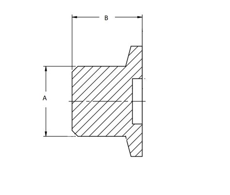 Kf Blank Stub Flange Vpc
