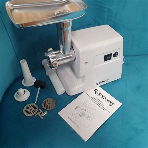 Электрическая мясорубка Rainberg 3000w с насадками для мяса ...