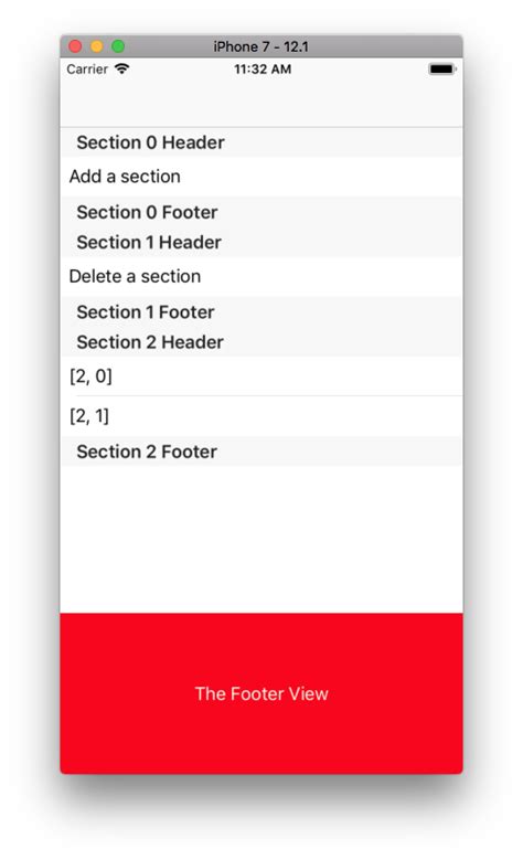 Ios How To Keep Tablefooterview Always On Bottom Of Uitableview Stack Overflow
