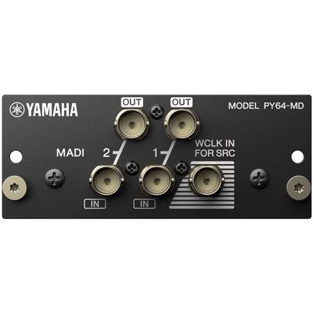 Yamaha PY64 MD 64x64 MADI Format Audio Interface Card With Input Output SRC For DM7 Series Mixers