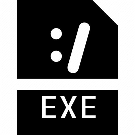 document exe extension file format type icon download on iconfinder