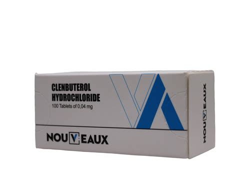 Nouveaux Clenbuterol 0,04 mcg - Fogyasztószer rendelés