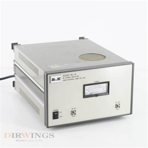 Dw Used 8日保証 R＆k A1000 6l R Rf Power Amplifier パワーアンプ 08m~1000mhz