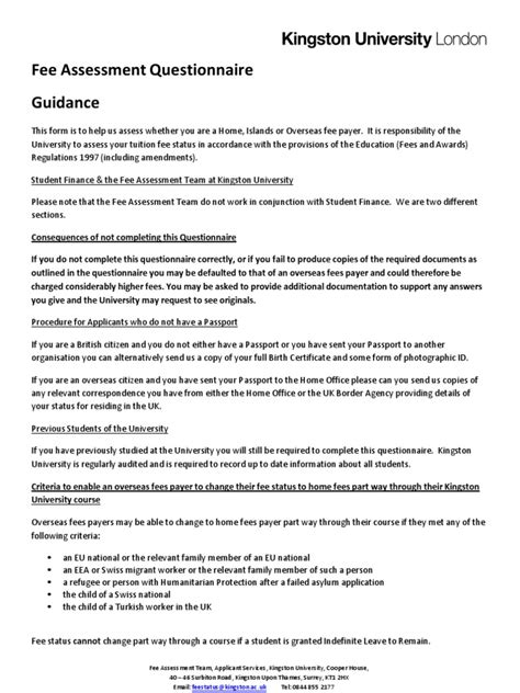 Questionnaire Pdf Nationality Passport