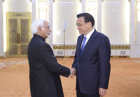 李克强分别会见缅甸总统吴登盛和印度副总统安萨里共产党员网