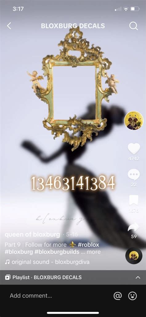 Roblox Decal In 2024 Mirror Decals Vine Decal Gold Decal