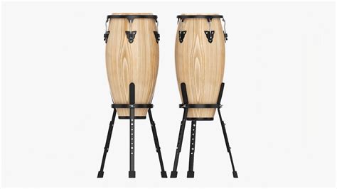 Conga Set 10 And 11 Inches Pbr 3d Model