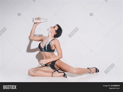Sexy Girl Milk Image And Photo Free Trial Bigstock