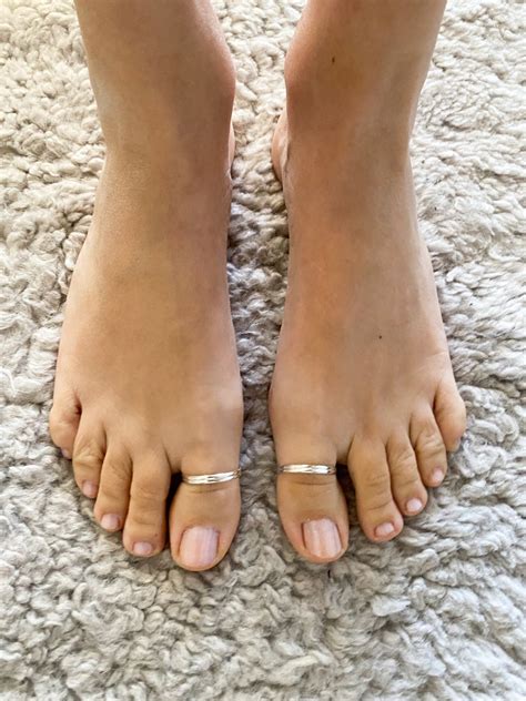Big Toe Rings Sterling Silver 925 Toe Rings Single Or As A Set Of Two Etsy