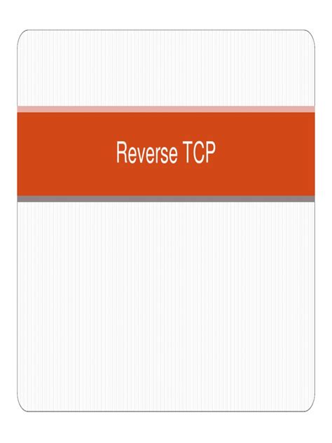 A Comprehensive Guide To Setting Up And Using Reverse Tcp Shells For Penetration Testing Pdf