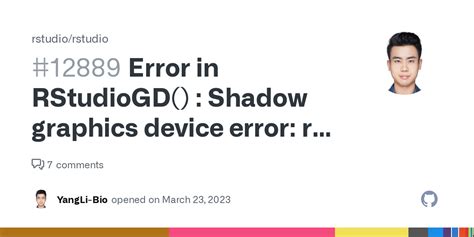 Error In Rstudiogd Shadow Graphics Device Error R Error Error
