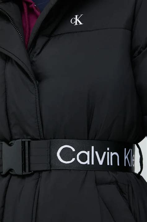 Куртка Calvin Klein Jeans женская цвет чёрный зимняя | ANSWEAR.ua