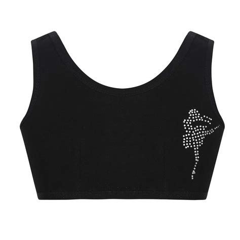 Iefiel Puberty Growing Young Girls Soft Padded Cotton Sports Training