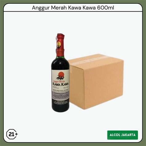 Jual Kawa Kawa Anggur Merah 600ml X 12 Botol Di Seller Alcol Jakarta