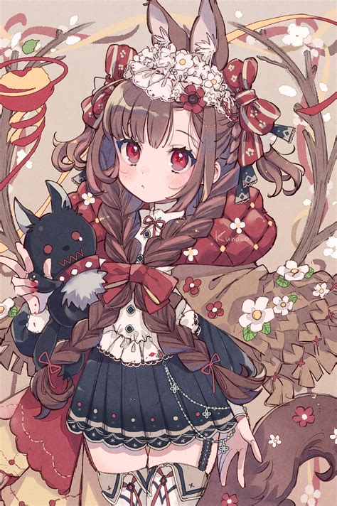 The Big Imageboard Tbib 1girl Absurdres Animal Ear Fluff Animal