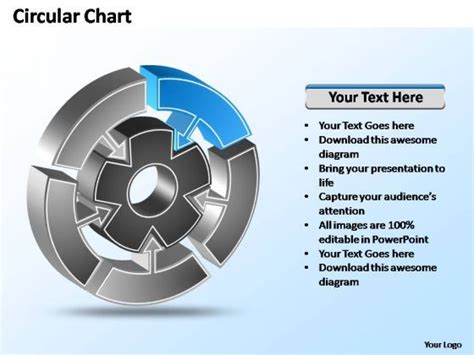 PowerPoint Templates Strategy Interconnected Circular Chart Ppt Slides