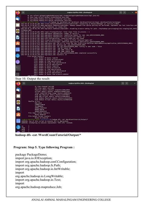 Bigdata Analytics Lab Manual Final Pdf